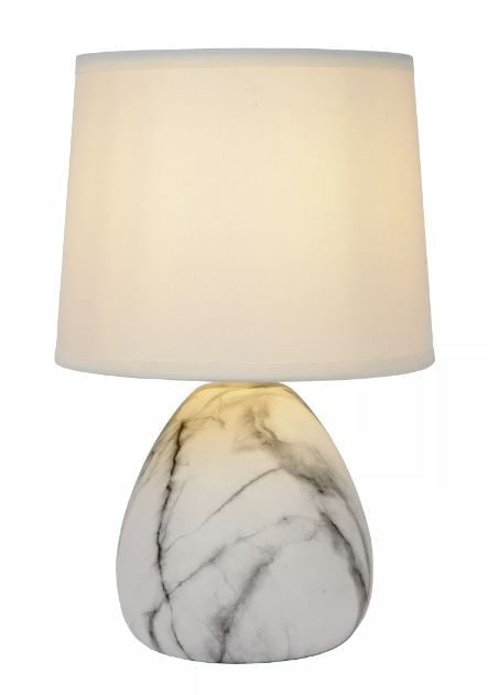 Amina White Table Lamp